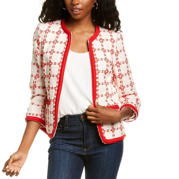 Anne Klein | Jackets & Coats | Anne Klein Tweed Jacket | Poshmark